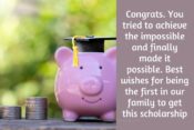 Congratulation Messages For Scholarship - Best Congratulation Messages