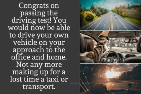 Congratulation Messages On Passing Driving Test - Best Congratulation ...