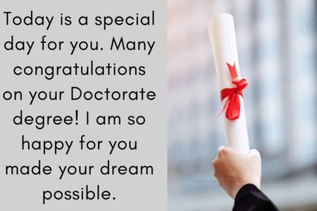 Congratulation Wishes For Doctorate - Best Congratulation Messages