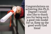 Congratulation Wishes For Doctorate - Best Congratulation Messages