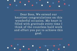 Long Service Congratulation Messages - Best Congratulation Messages