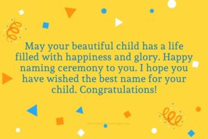 Congratulation Messages On Naming Ceremony - Best Congratulation Messages