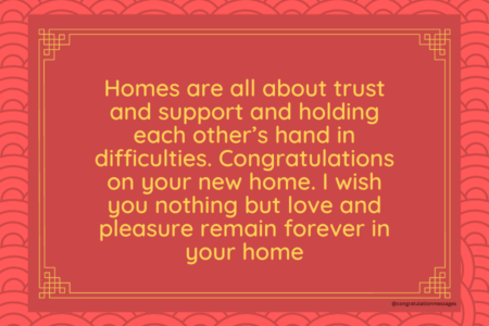Congratulation messages for new home - Best Congratulation Messages