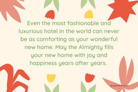 Congratulation messages for new home - Best Congratulation Messages