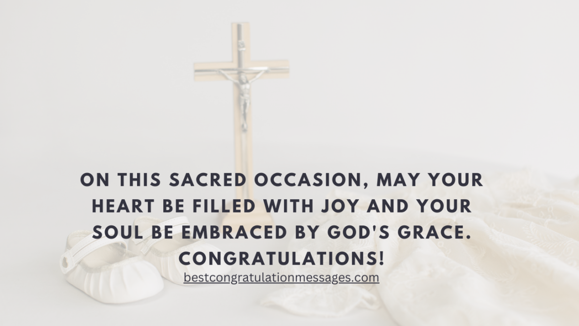 Baptism or Christening : Heartfelt Congratulatory Messages For ...