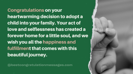 Congratulations Messages on Adoption of a Child - Best Congratulation ...