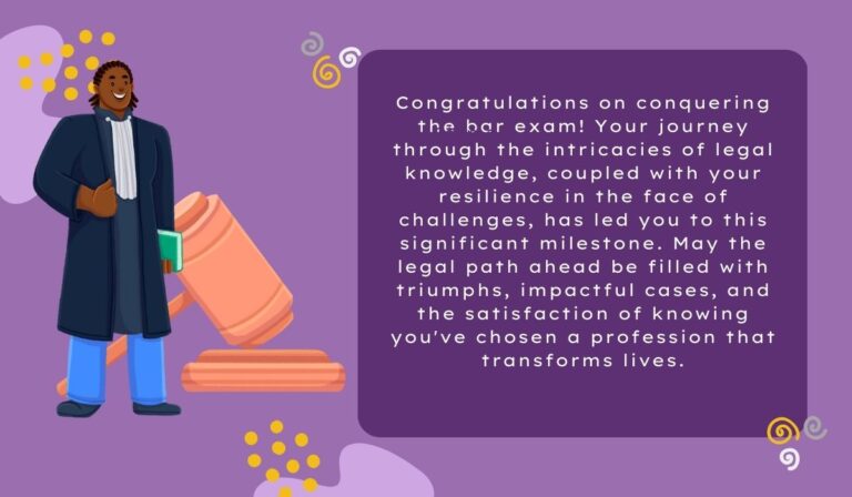 Congratulations Message For Passing Bar Exam - Best Congratulation Messages